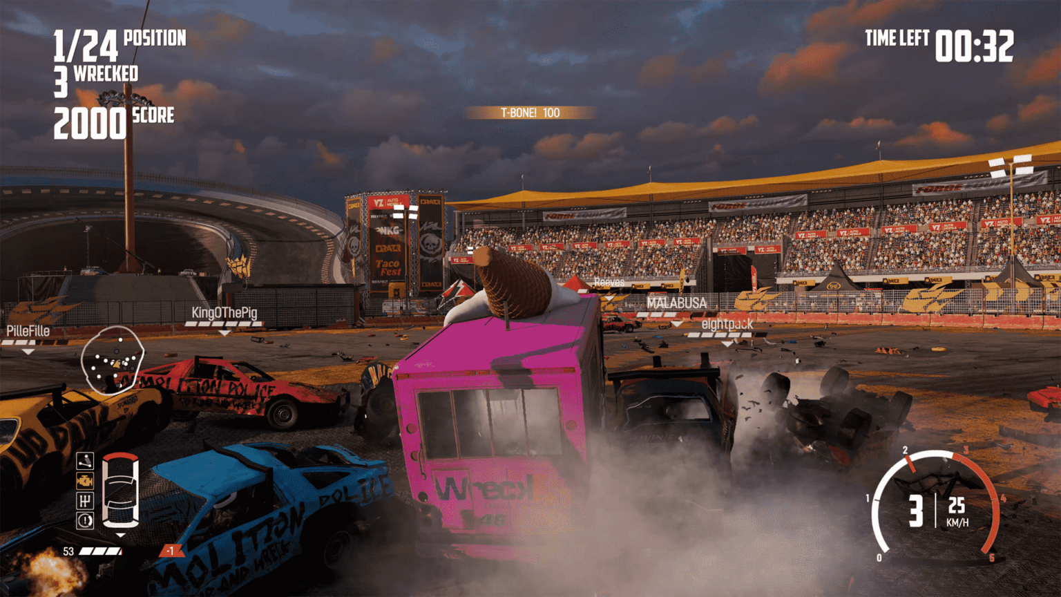 "WRECKNADO"! New track, new cars, new tournament mode for Wreckfest ...