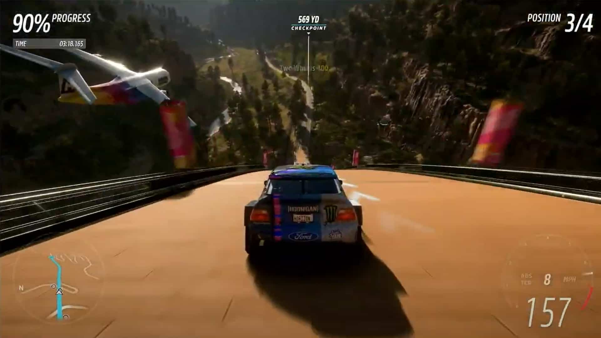 Take on a jumbo jet using Ken Block’s v2 Cossie in a Forza Horizon 5 ...
