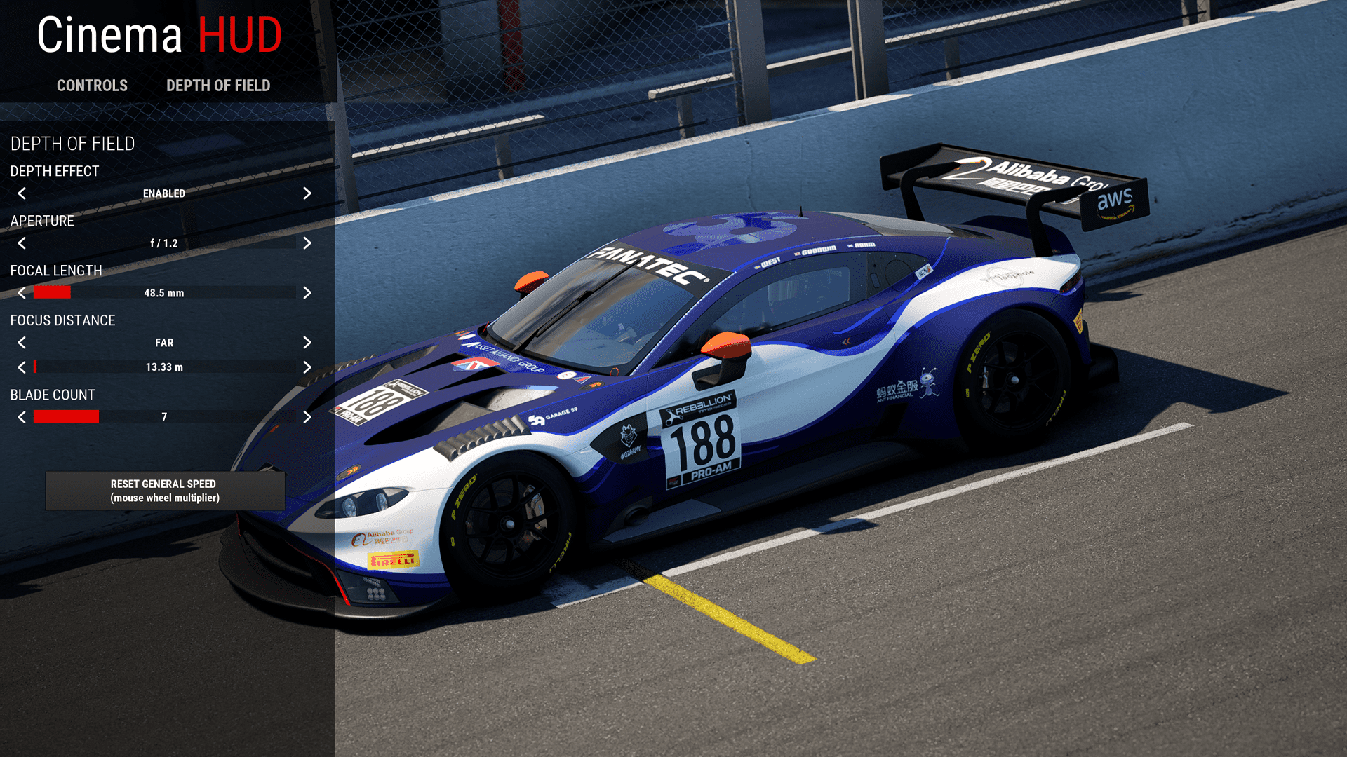 A guide to Assetto Corsa Competizione's v1.8 Cinema HUD photo mode ...