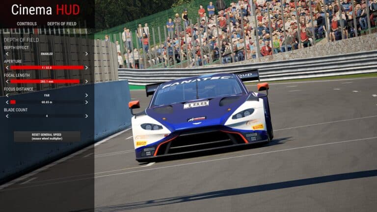 A guide to Assetto Corsa Competizione's v1.8 Cinema HUD photo mode ...