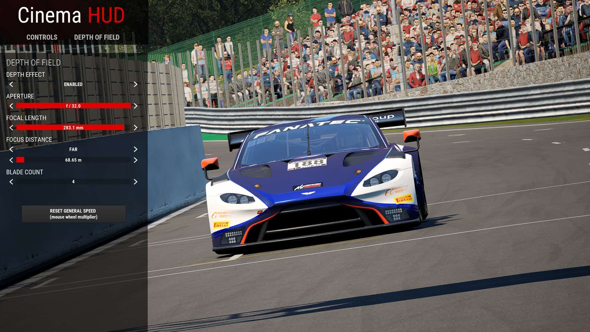 A guide to Assetto Corsa Competizione's v1.8 Cinema HUD photo mode ...