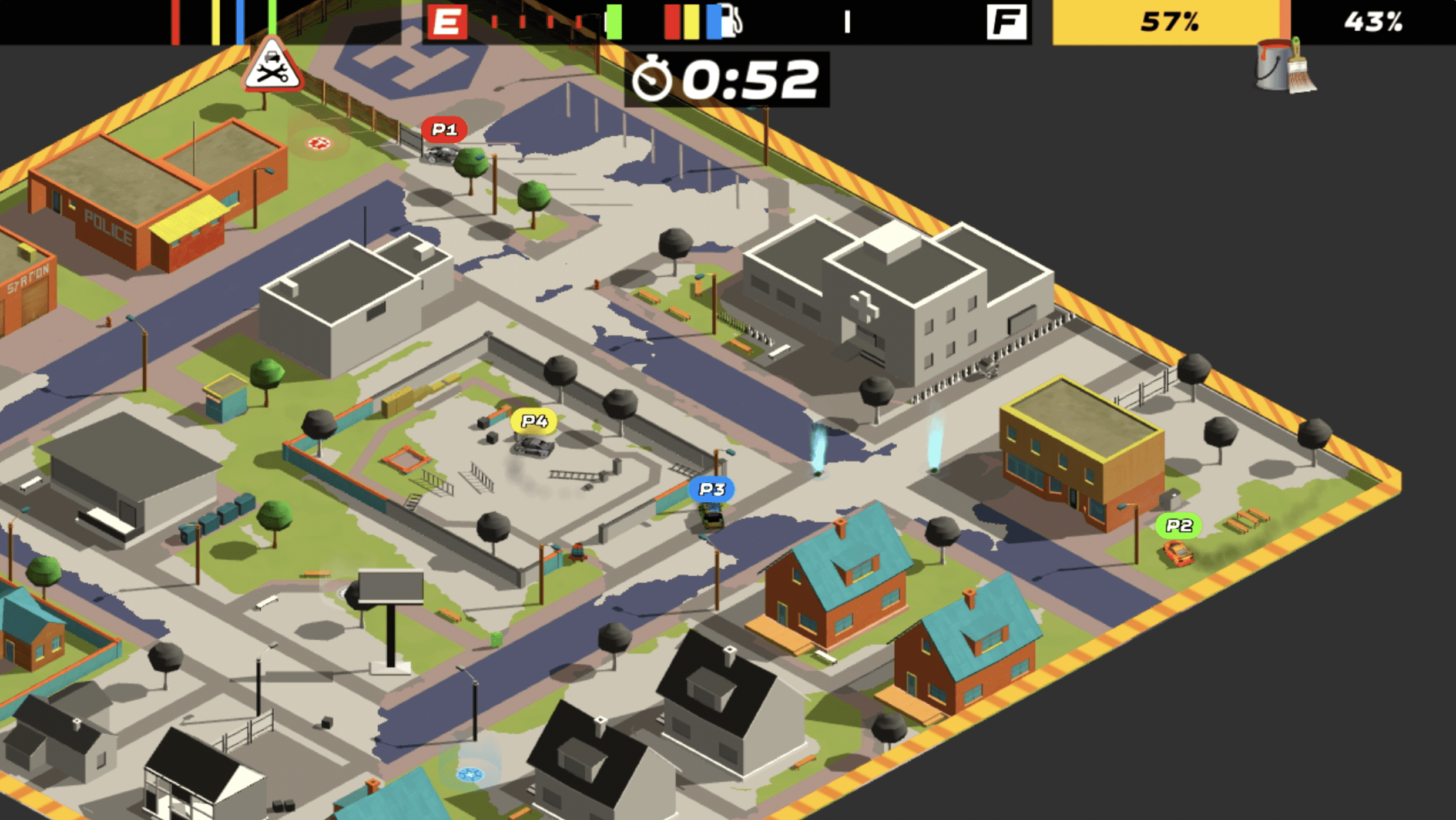 Splash Cars review: An odd port of a mobile paint-splasher | Traxion