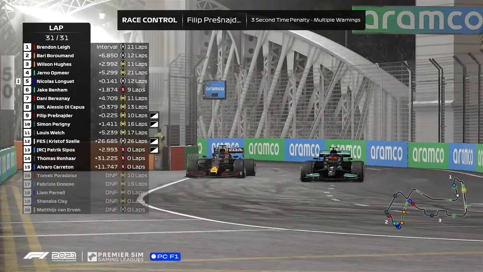 PSGL Round 10 - Singapore: Leigh beats Boroumand under the lights | Traxion