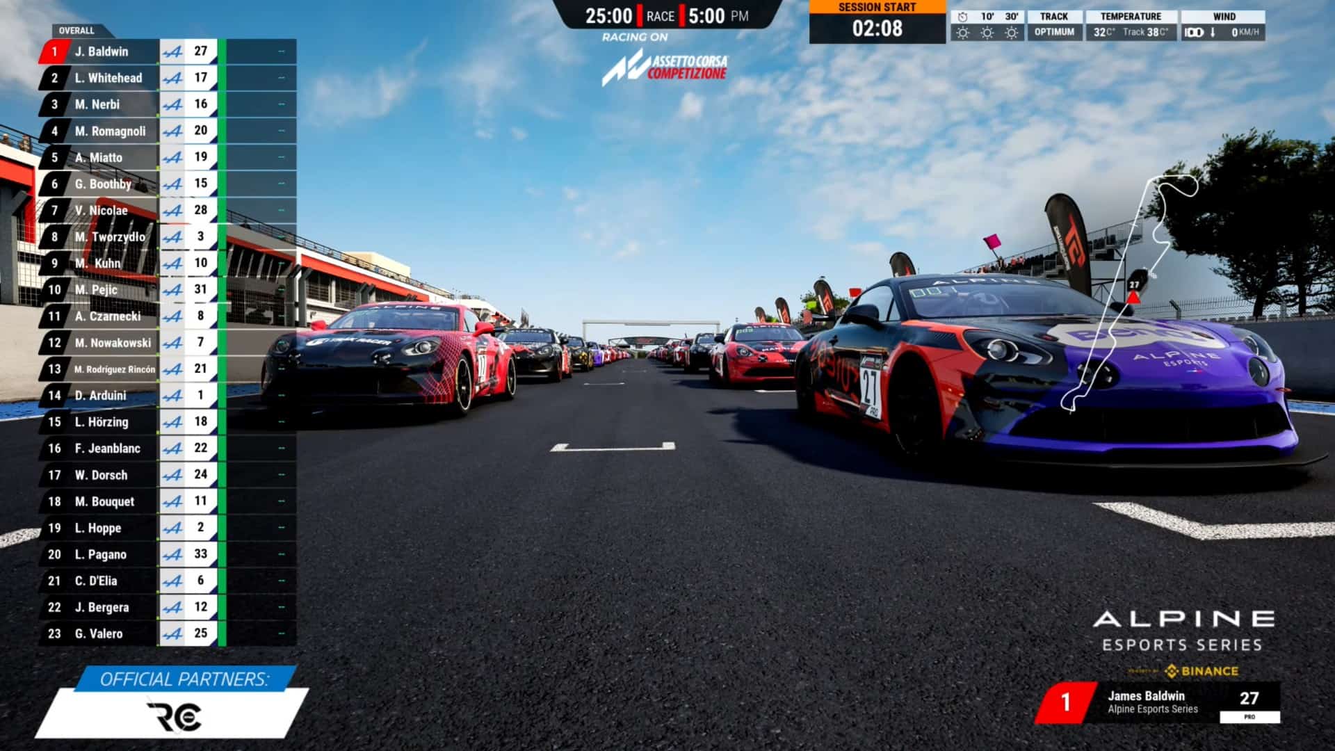 Baldwin sets up stroll to Alpine Esports Series title with two Paul ...