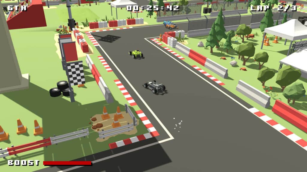 Low-poly arcade racer Formula Bit Racing DX coming to consoles this ...