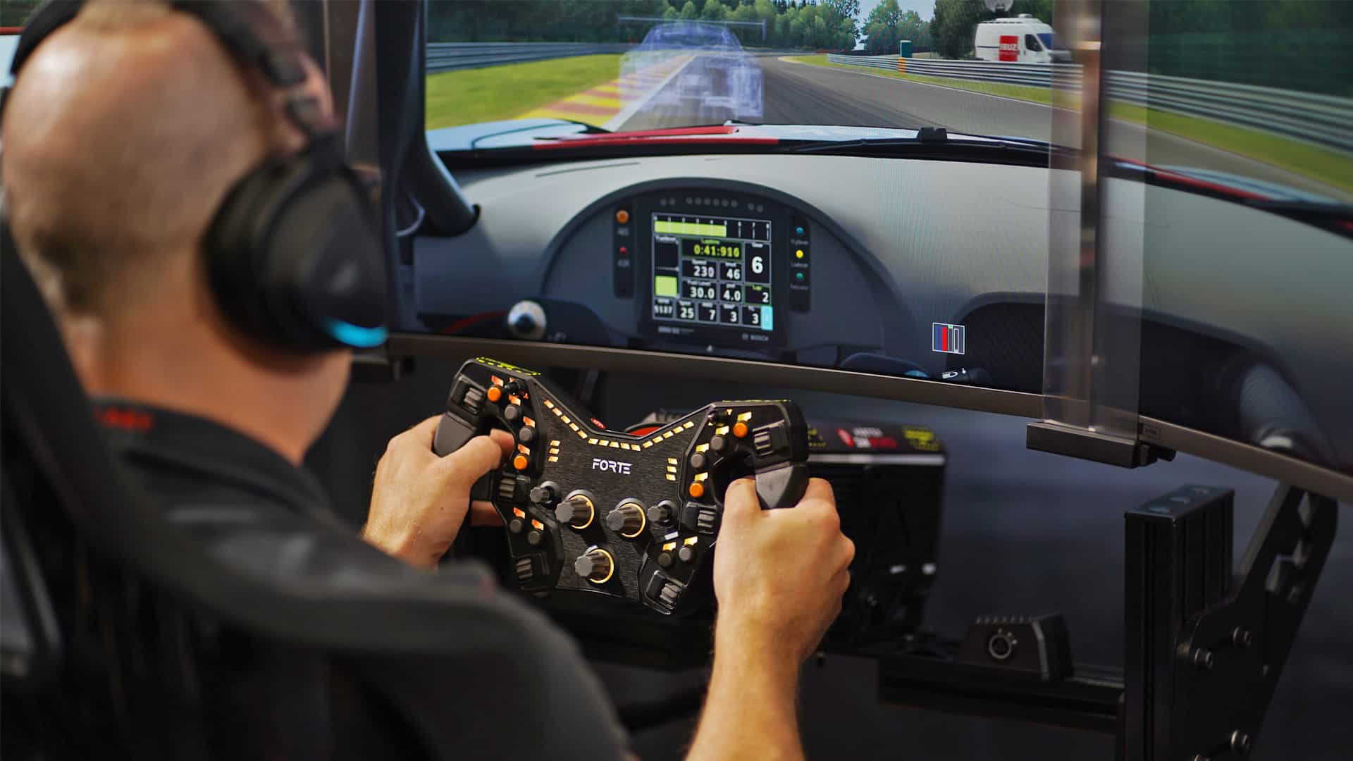 Asetek SimSports showcases 27Nm sim racing wheel base and ecosystem ...