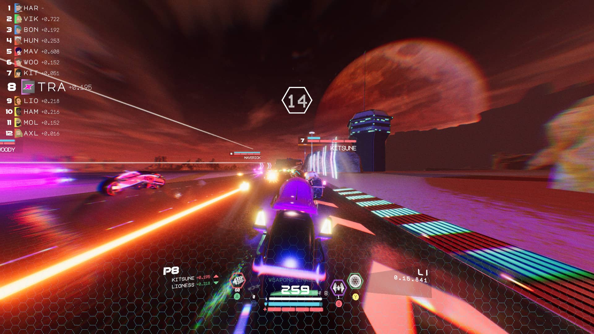 Hands-on with Phaseshift, the chaotically combative indie racer | Traxion