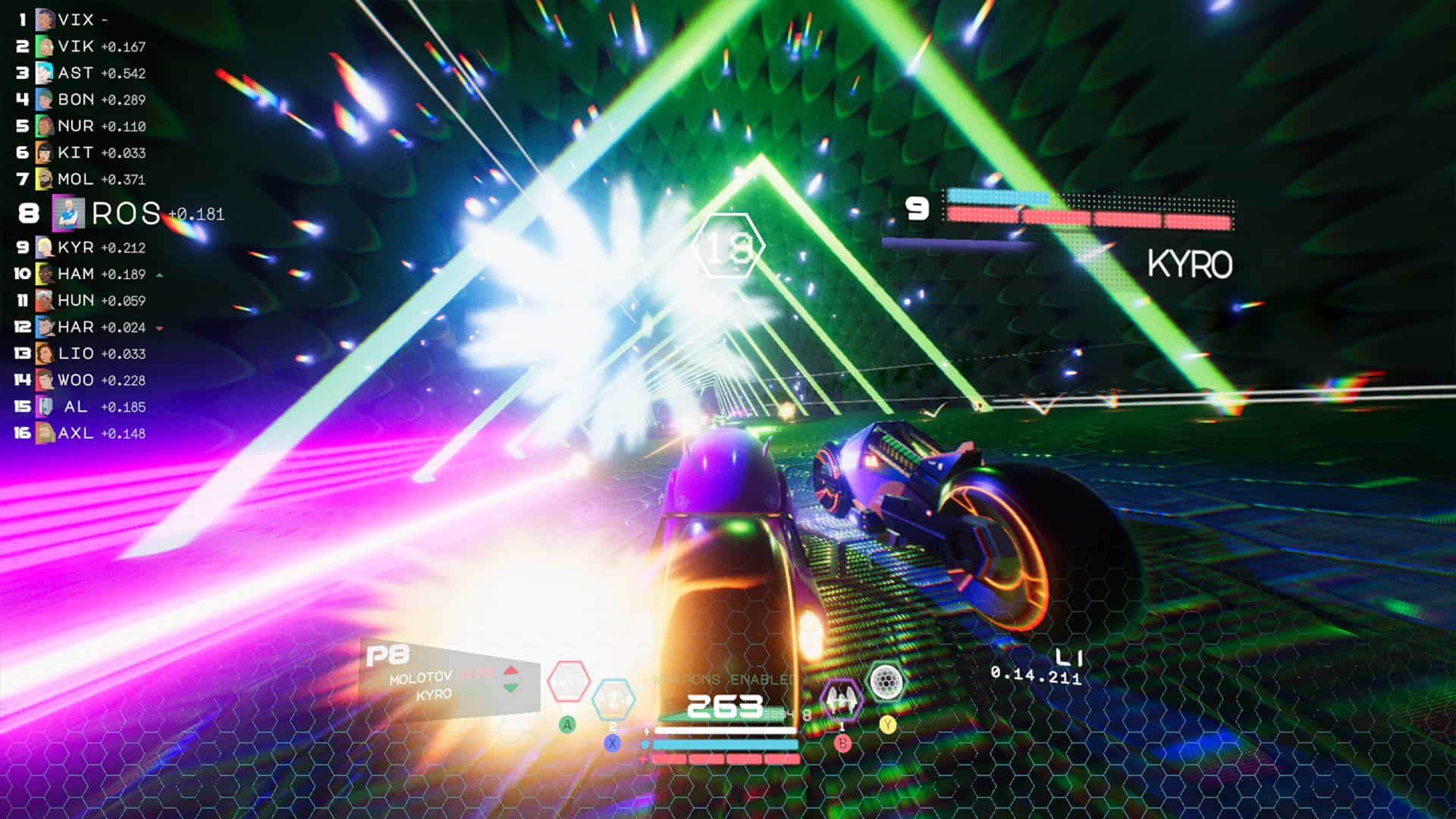 Hands-on with Phaseshift, the chaotically combative indie racer | Traxion