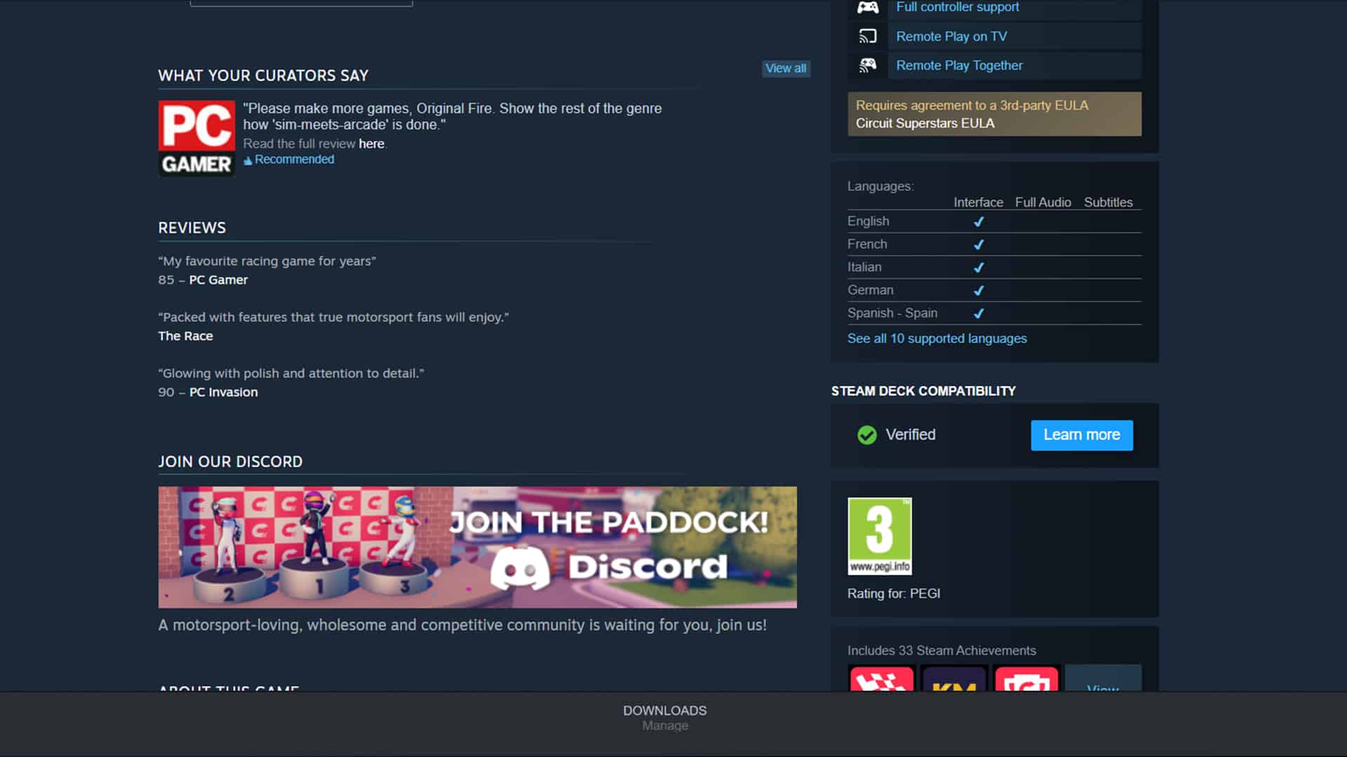 Complete list of Steam Deck verified racing games | Traxion