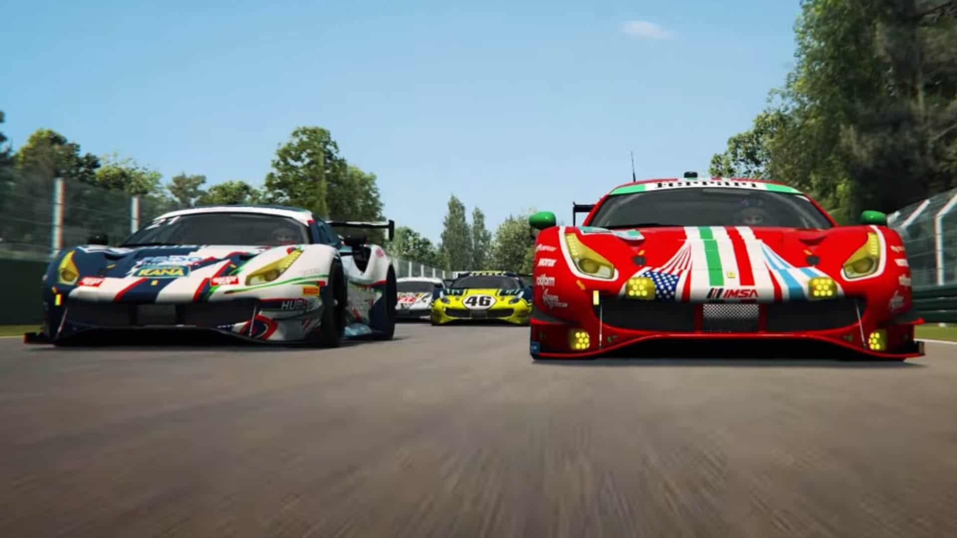 The Ferrari 488 GT3 EVO is now also in the GT3 class within RaceRoom ...