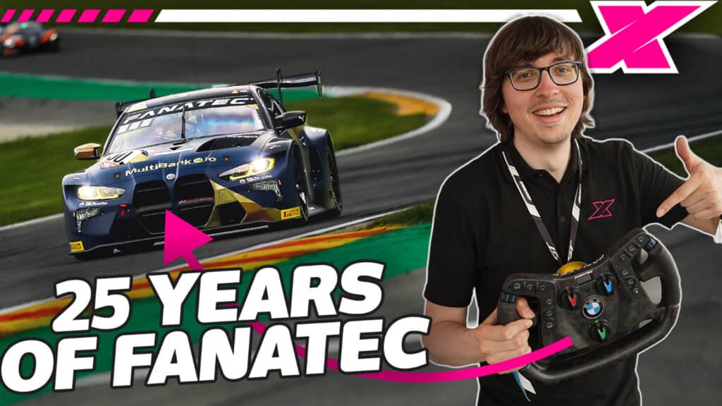 WATCH: Celebrating 25 years of Fanatec sim racing equipment vlog | Traxion