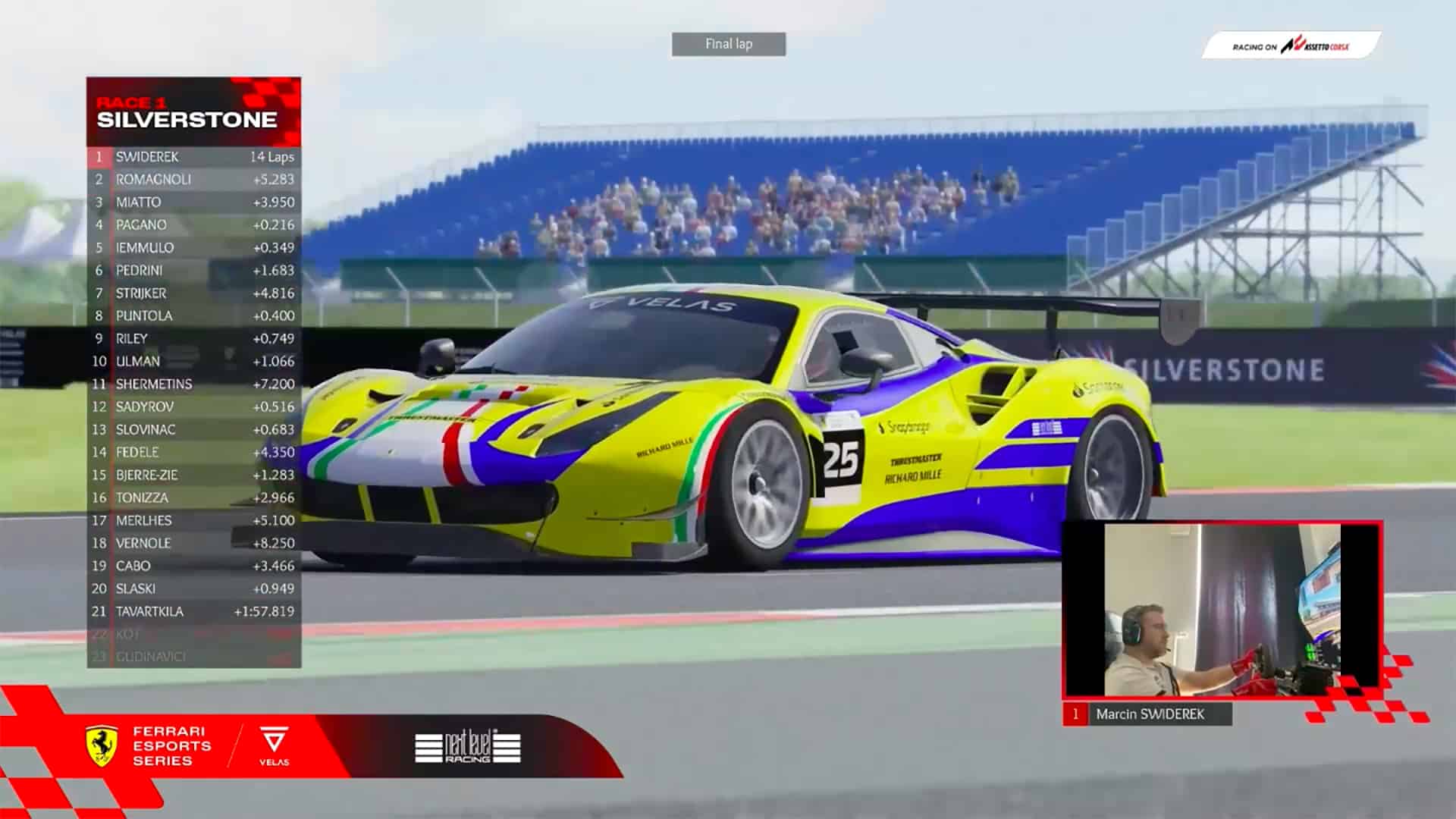 Romagnoli wins Ferrari Esports Series EU Regional Final | Traxion