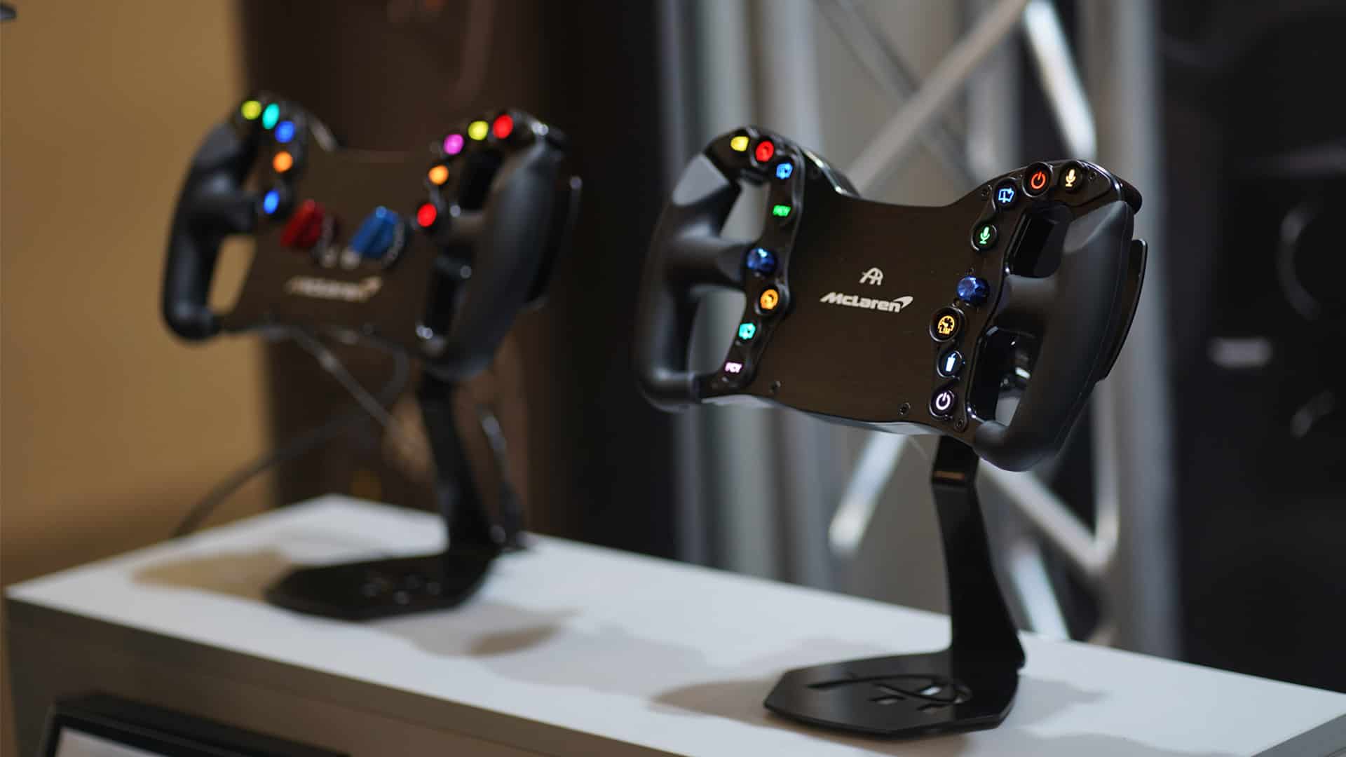 Ascher Racing's new sim racing wheel used in real-world McLaren Artura ...