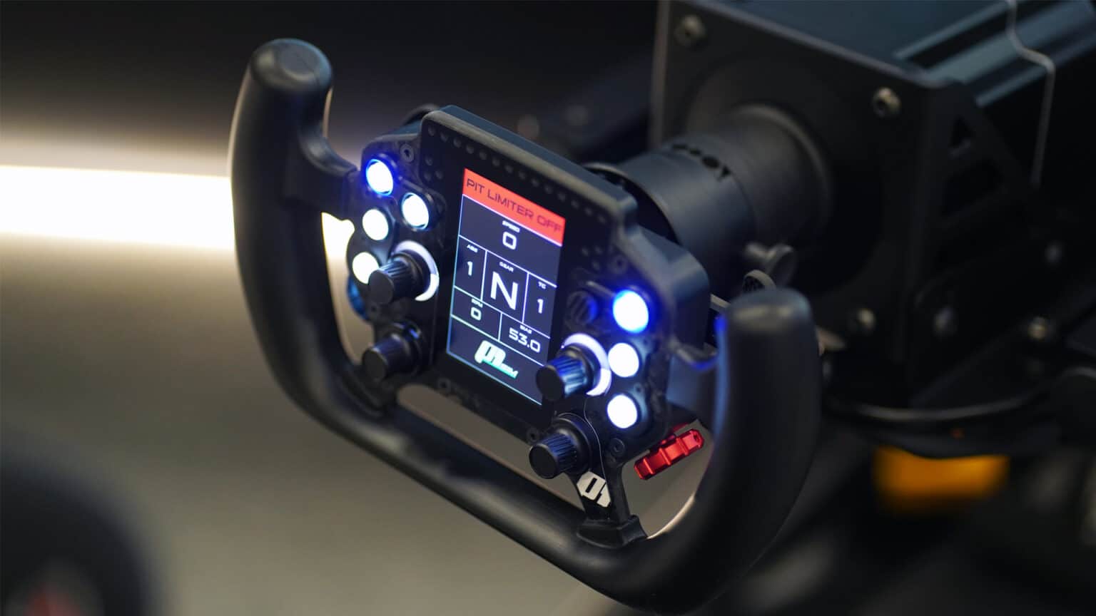 The P1Sim Arnage steering wheel has a portrait screen like your ...