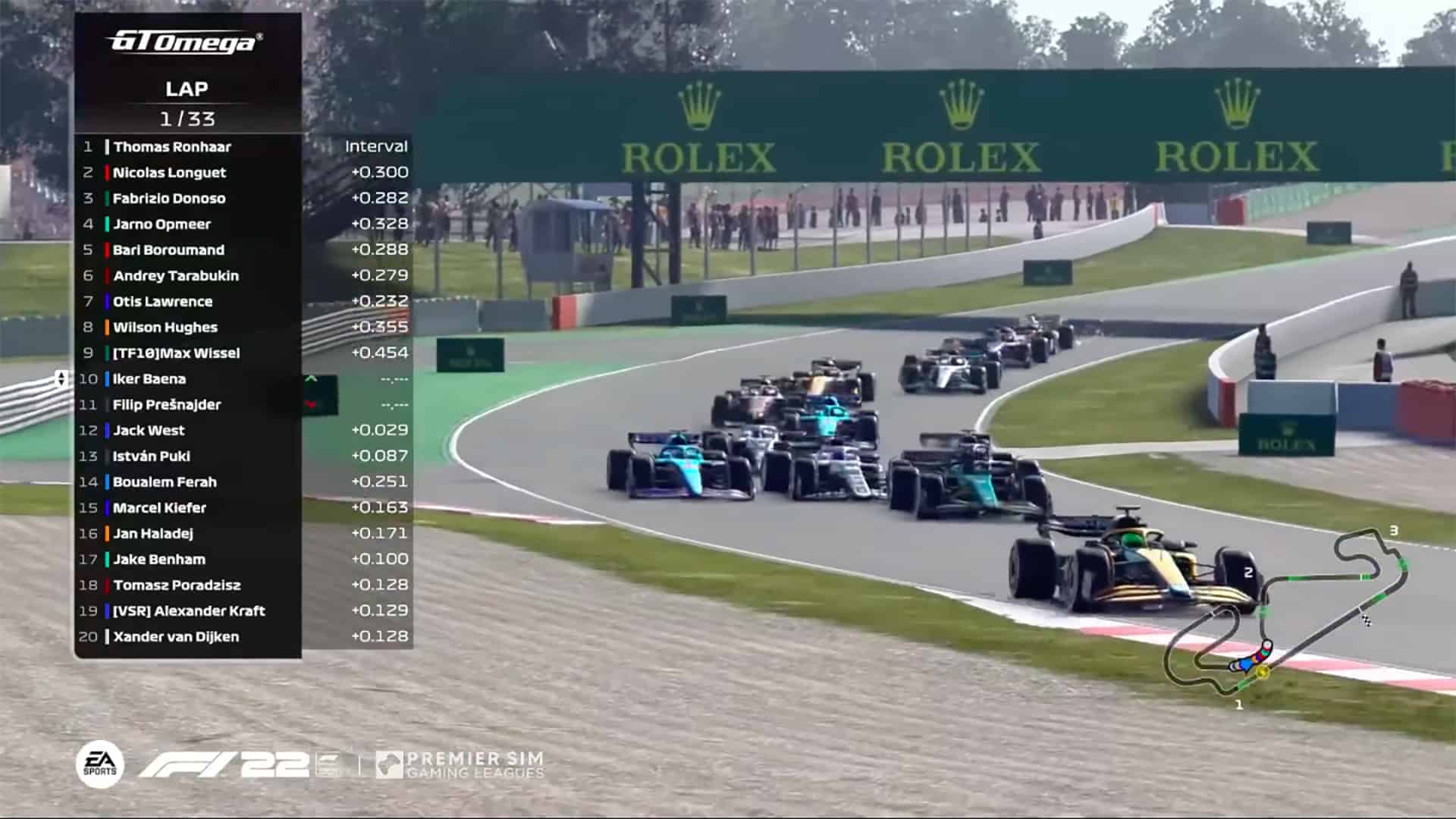 PSGL F1 PC S32: Spain sparks controversy after Ronhaar beats Opmeer to ...