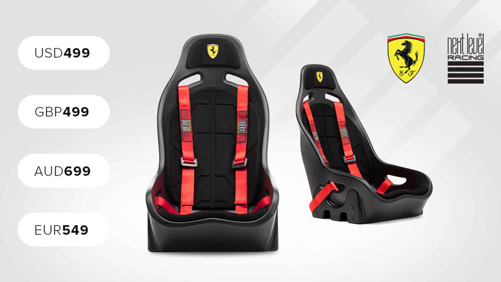 Next Level Racing unveils Ferrari-licenced F-GT Elite 160 sim racing ...