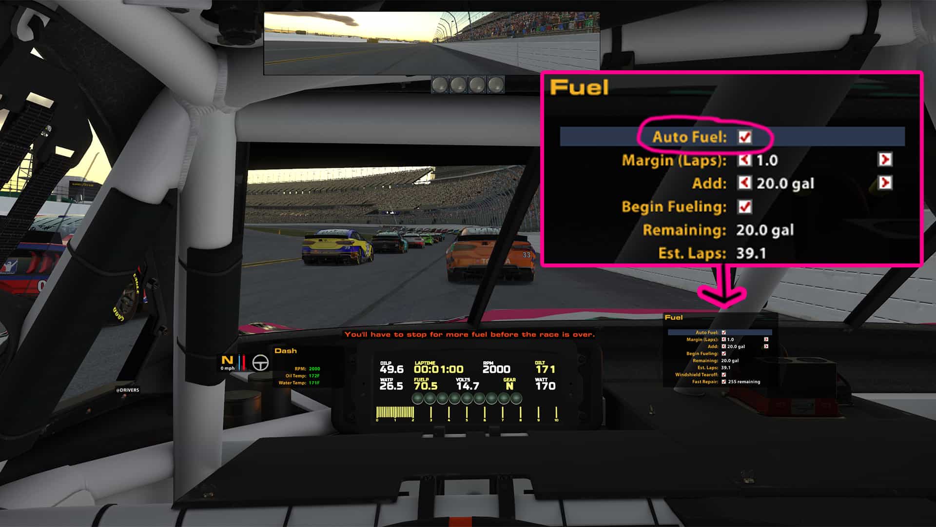 Everything you need to know about iRacing's new Auto Fuel feature | Traxion