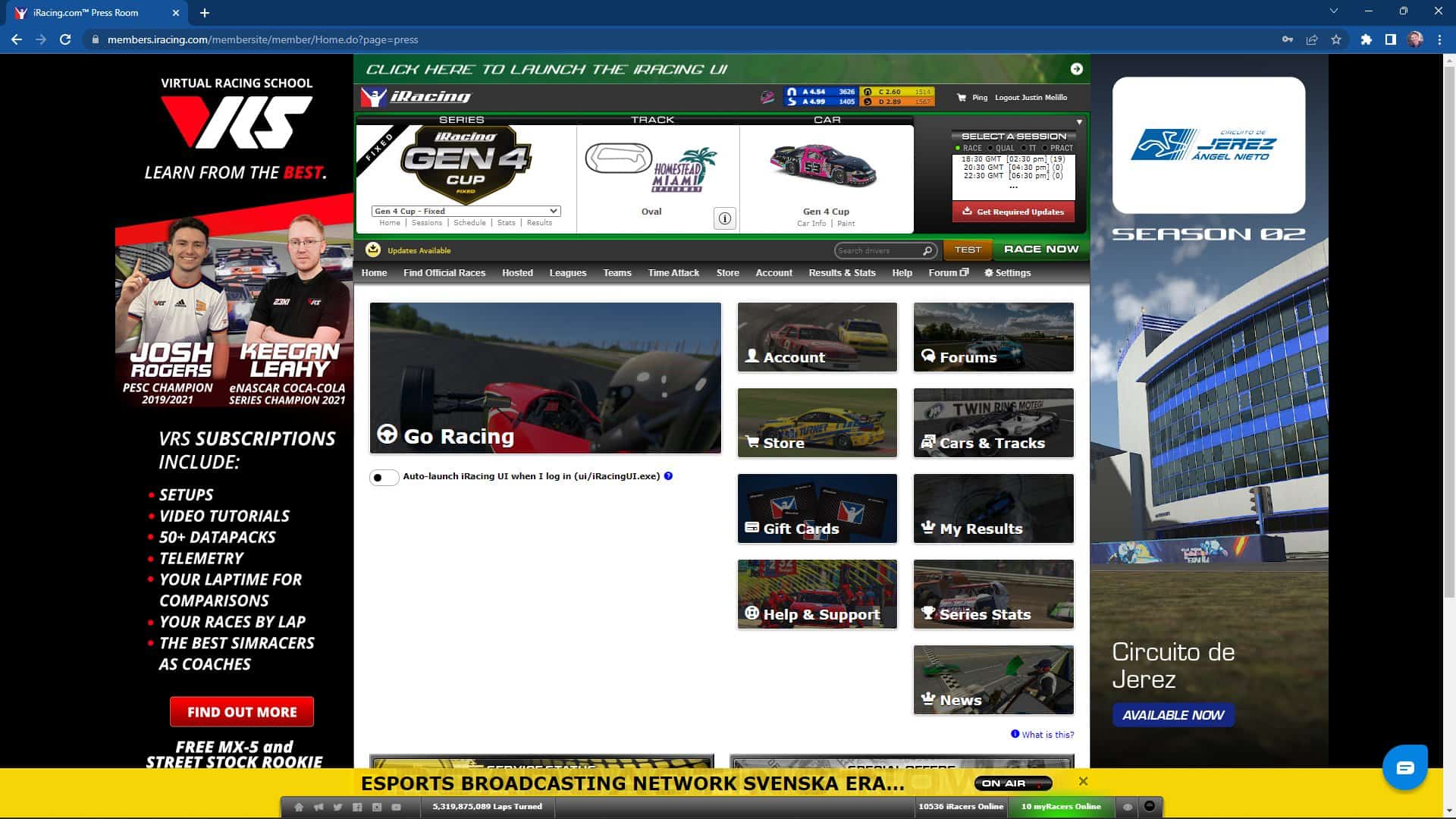 iRacing Classic Membersite sunset tentatively delayed until 2023 Season ...