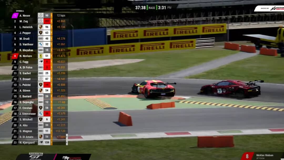 Fanatec Esports GT Pro Series: Nesov takes first win of the season at Monza | Traxion