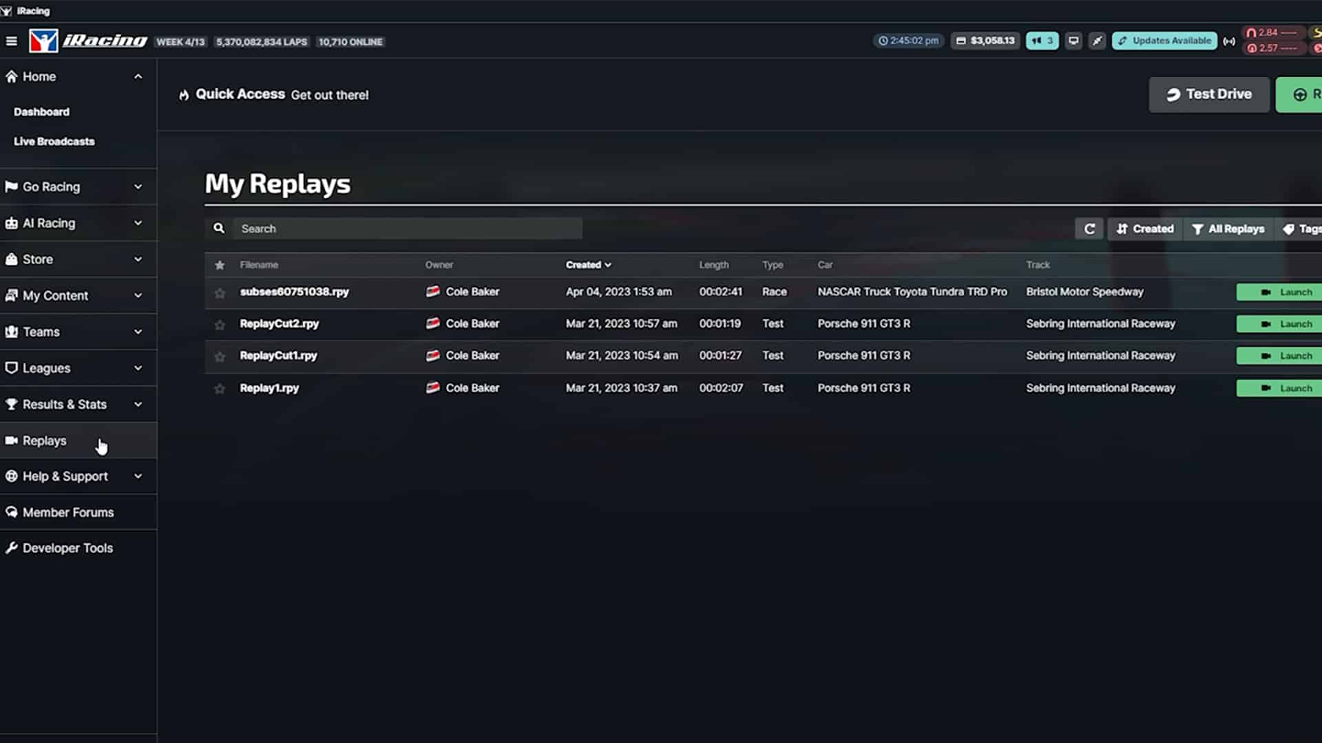 Your guide to utilizing, saving iRacing replays | Traxion