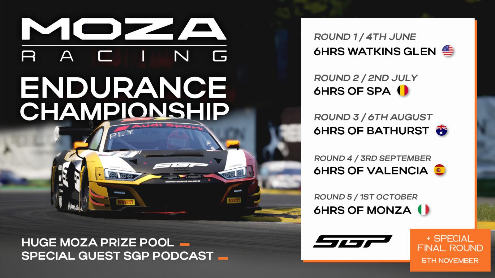 Simracing.GP announces Endurance Championsip and podcast collaboration with Moza Racing | Traxion