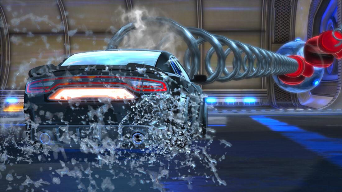Hands-on with Rocket League's Dodge Charger SRT Hellcat | Traxion
