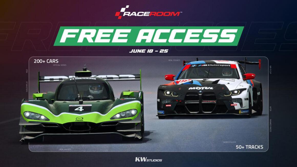 All RaceRoom content free to try until 25th June