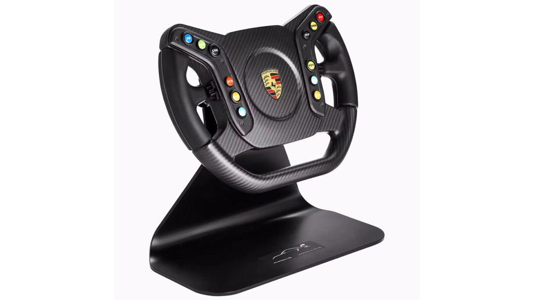 Porsche unveils exclusive sim racing steering wheel with a premium ...