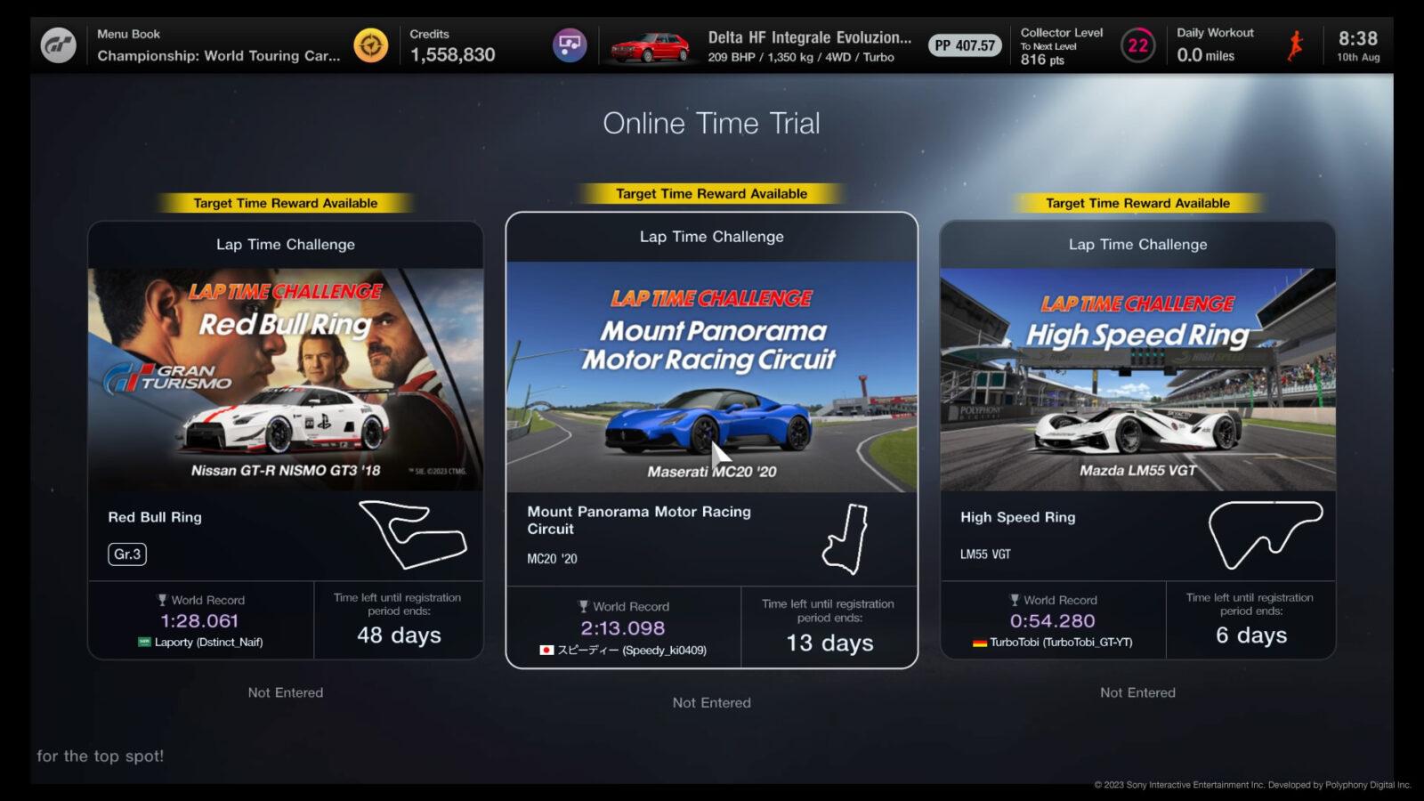 Gran Turismo 7's Lap Time Challenge, 10th-24th August: Mount Maserati | Traxion