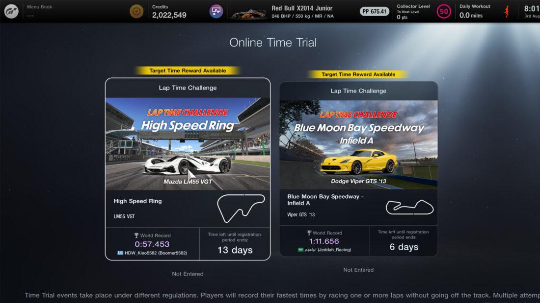 Gran Turismo 7's Lap Time Challenge, 3rd-17th August: Top speed | Traxion