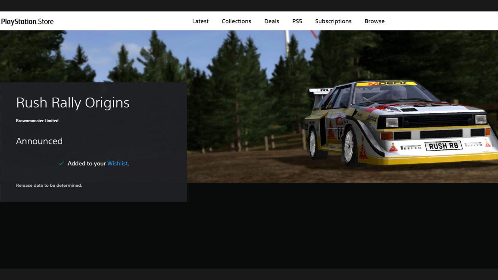 The superlative Rush Rally Origins is heading to PlayStation | Traxion