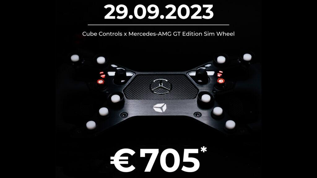 Cube Controls’ Mercedes-AMG - GT Edition Sim Wheel price and release ...
