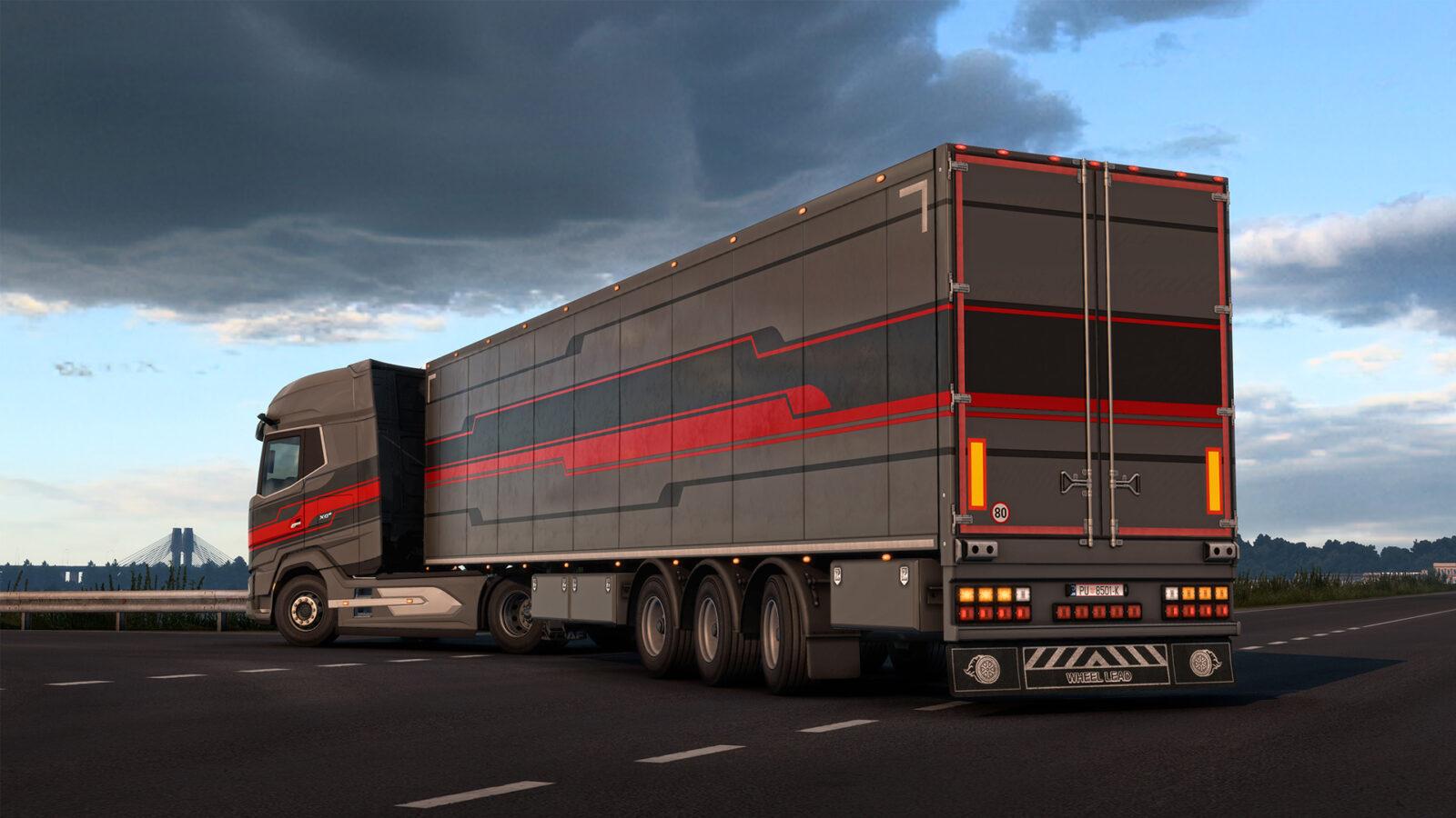 Euro Truck Simulator 2's Modern Lines pack adds six jazzy designs | Traxion