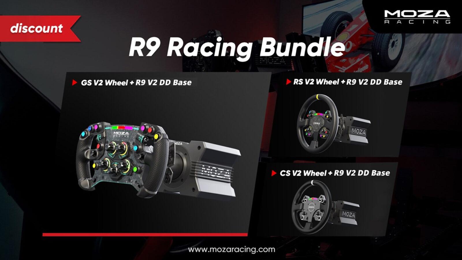 Moza launches three bundles for its R9 sim racing system | Traxion