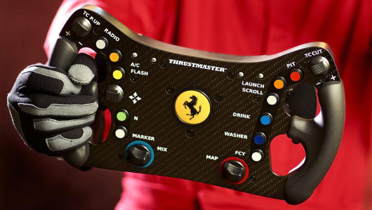 Thrustmaster’s Ferrari 488 GT3 steering wheel is a 1:1 replica for sim ...
