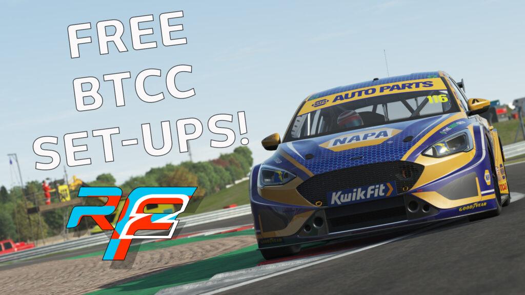 Free rFactor 2 BTCC set-ups download | Traxion