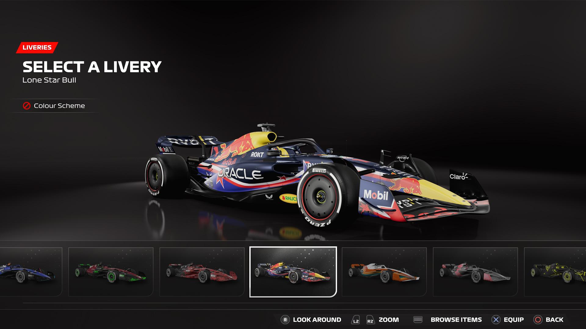 Red Bull's fan-created US GP livery now within F1 23 game | Traxion