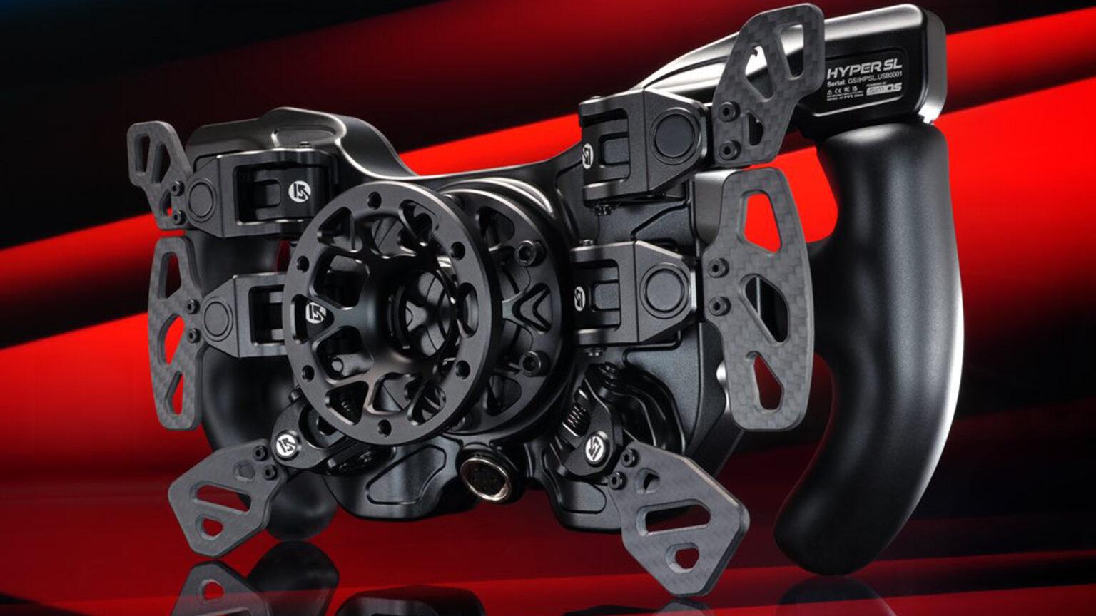 The GSI Hyper SL sim racing wheel is a screenless Hyper P1 | Traxion