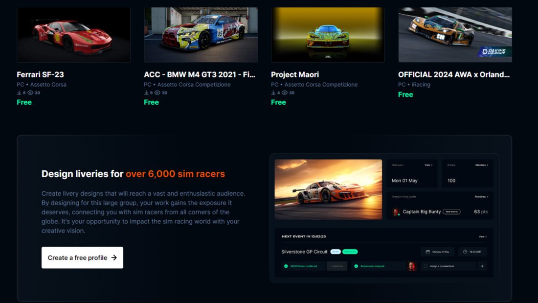 Grid Finder launches sim racing livery marketplace | Traxion