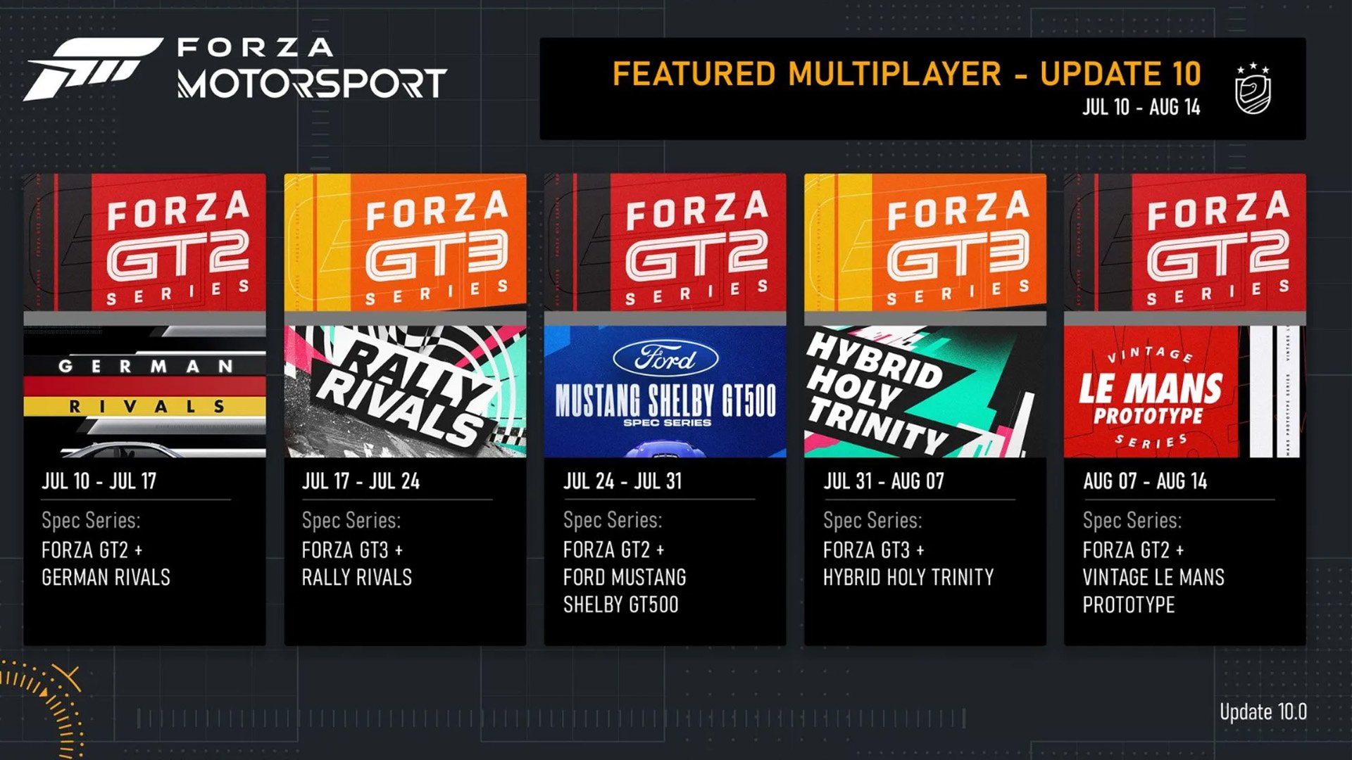 Forza Motorsport’s latest update adds three cars, proximity radar must ...