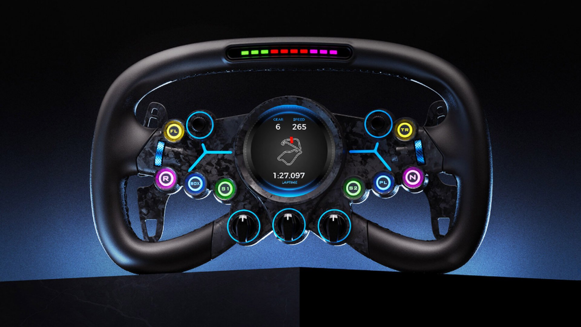The Moza Vision GS is a sim racing wheel from the future | Traxion