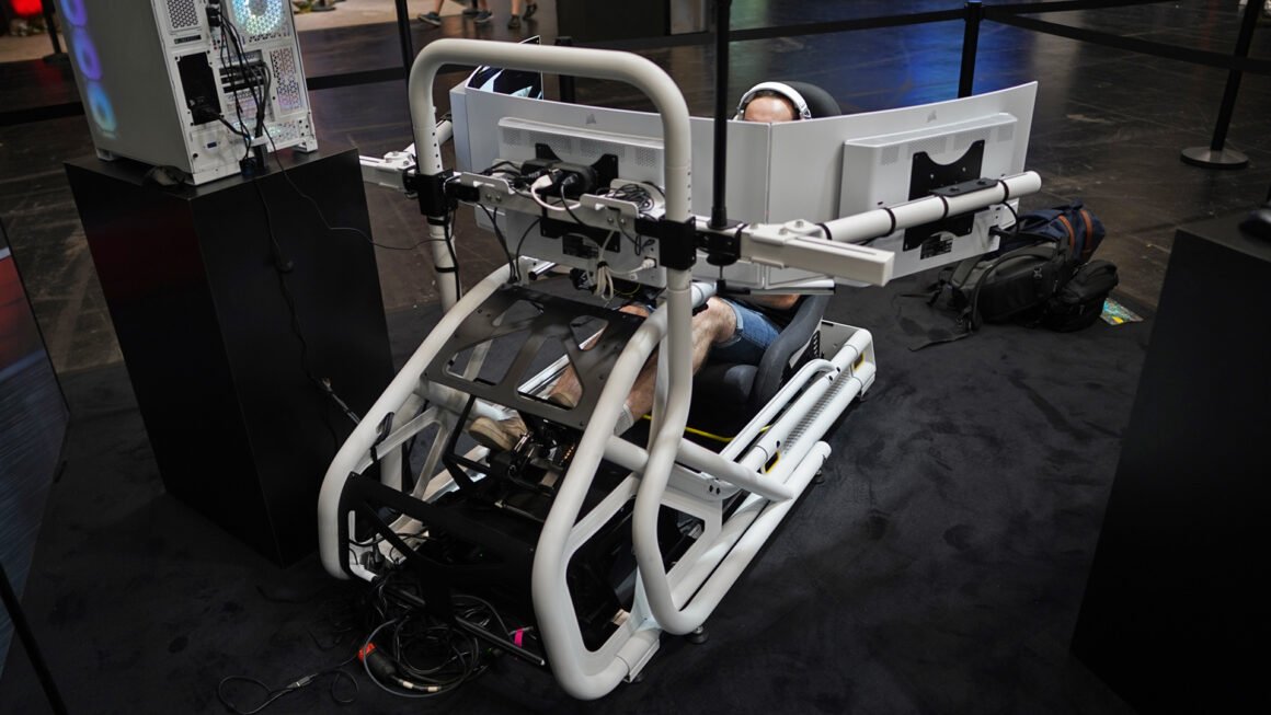 Hands-on with Corsair's debut sim racing cockpit: Rock solid | Traxion