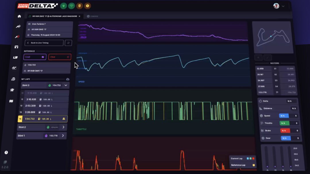 The app that can monitor Gran Turismo 7 time trial telemetry, tyre pressures and racing lines ...