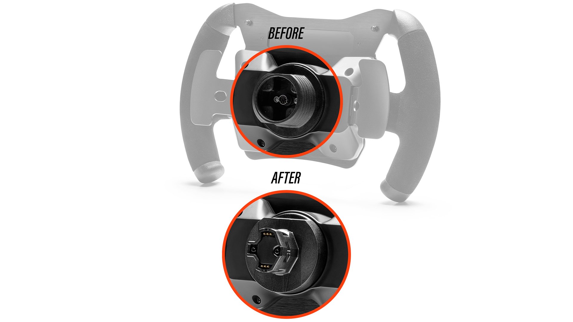 Existing Thrustmaster wheels can now be upgraded to its latest quick ...