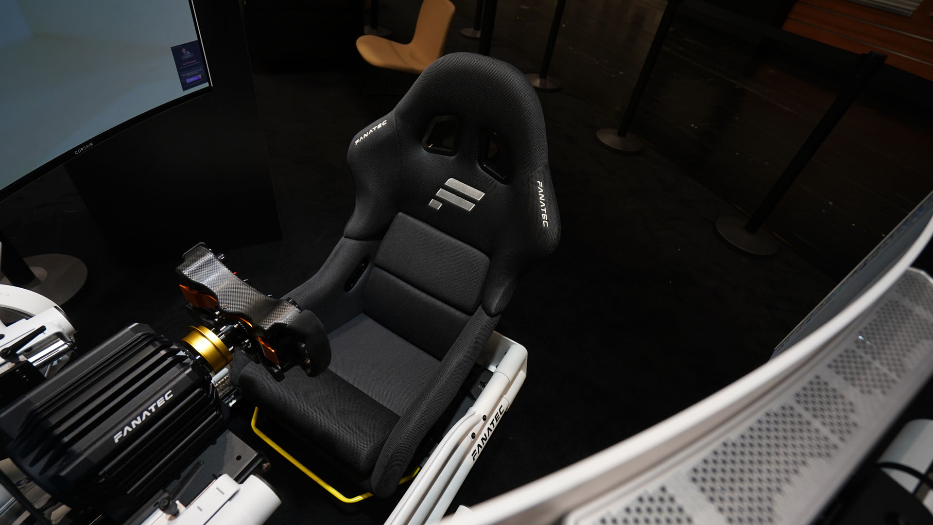 Corsair’s debut sim rig rebranded to Fanatec | Traxion