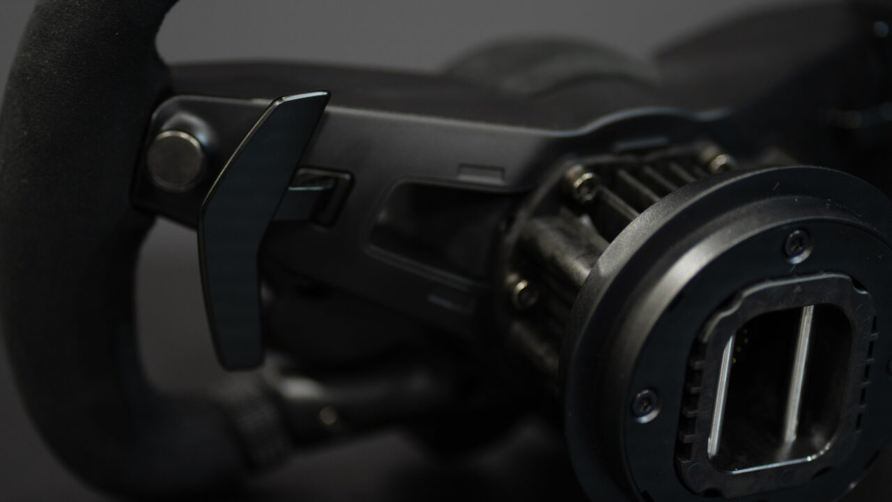 This is the Fanatec CSL Elite Steering Wheel Porsche Vision Gran ...