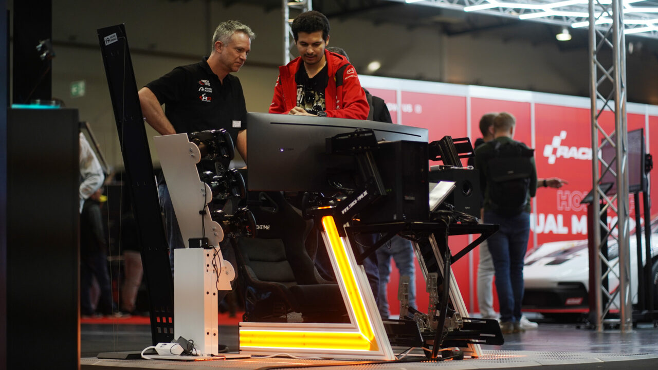 TrackTime’s prototype aluminium sim racing cockpits debut | Traxion