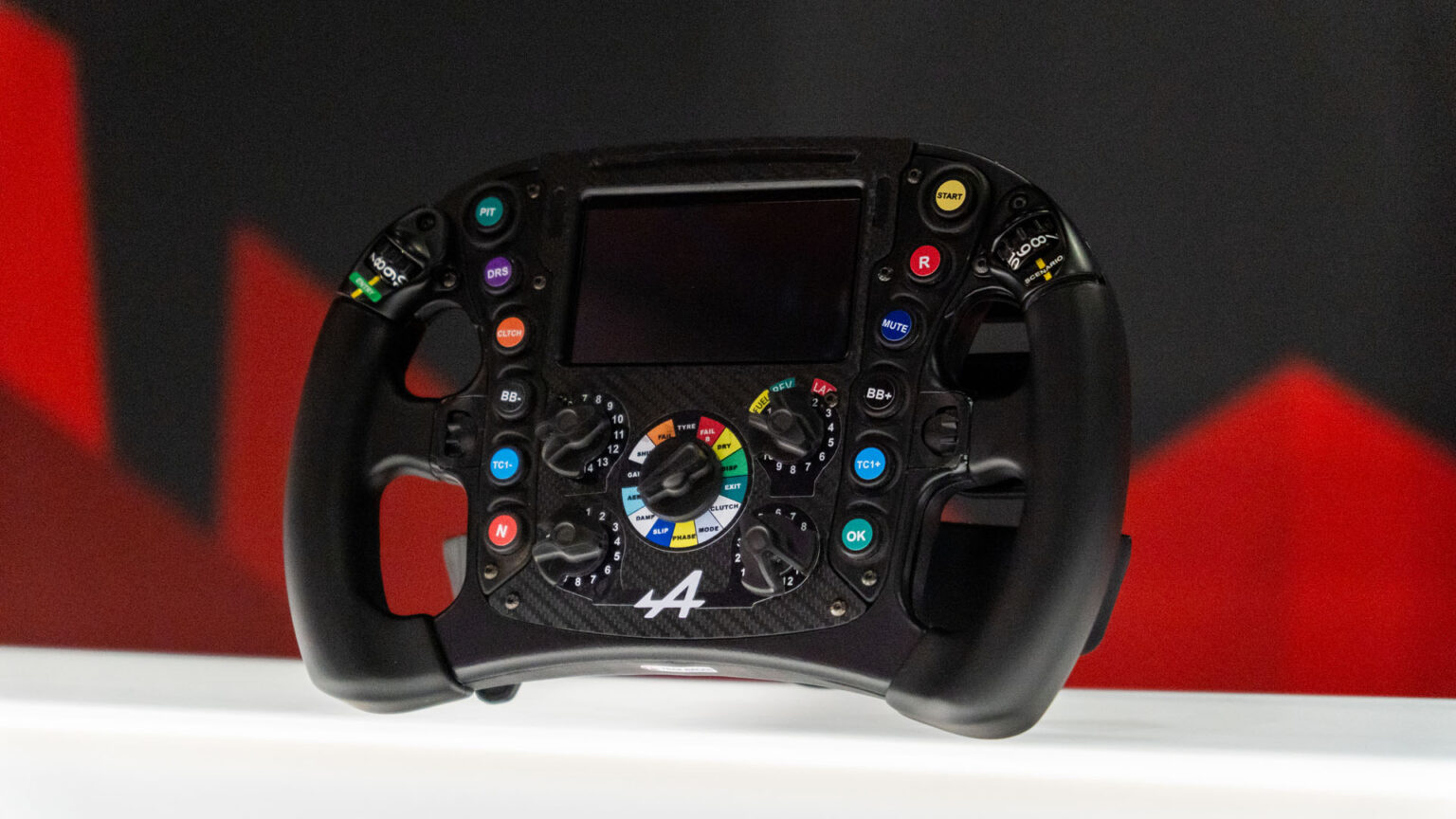 Alpine Formula 1 sim racing steering wheel replica set for launch next ...