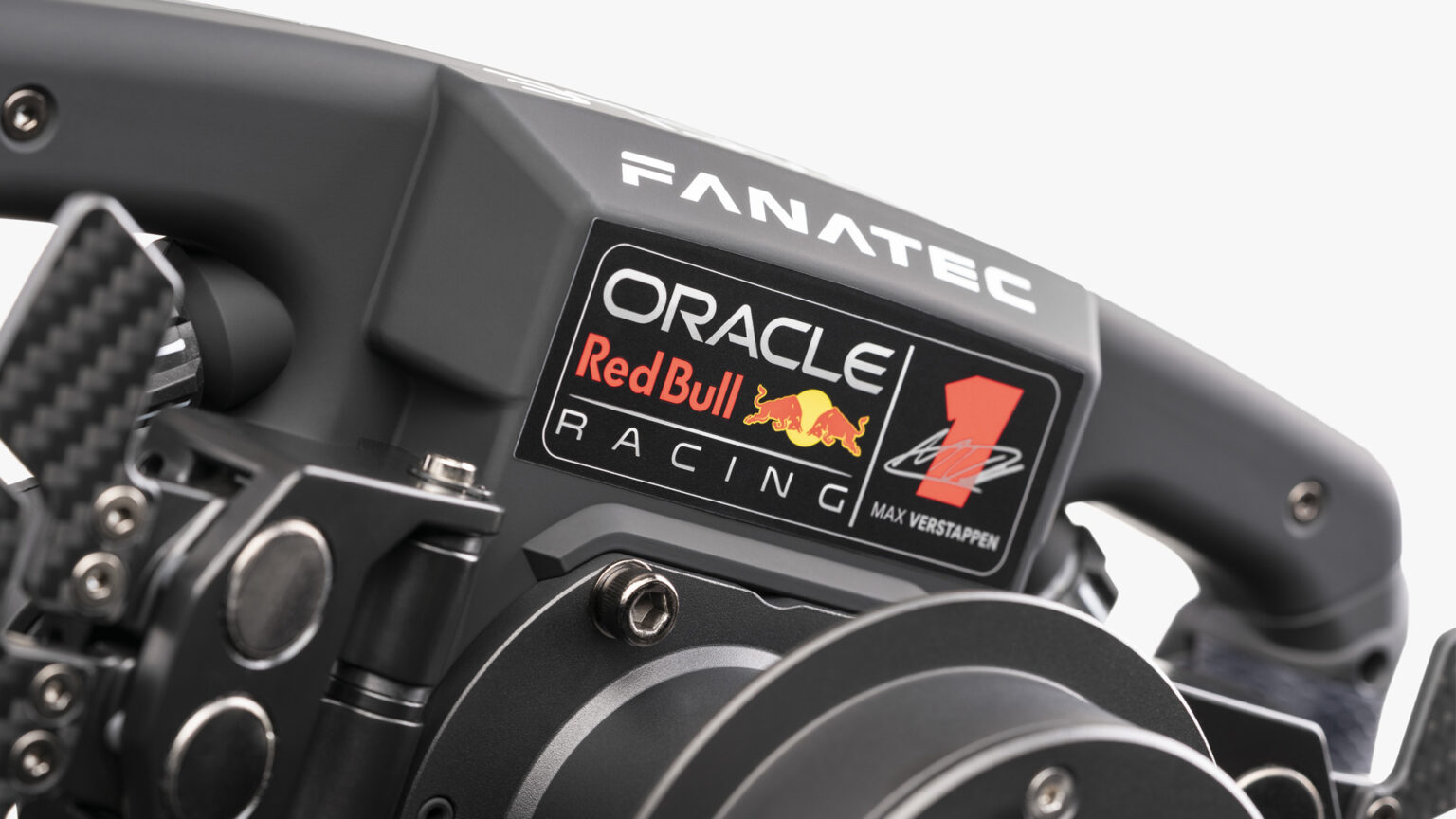 This is Fanatec’s limited edition Red Bull Racing F1 sim racing wheel ...