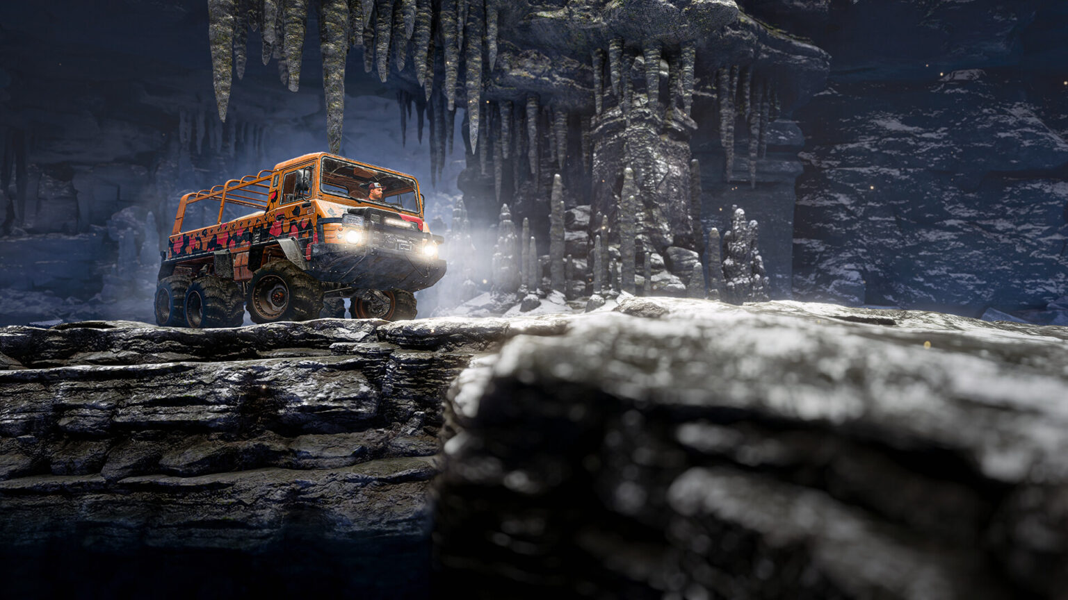Unimog truck and snowy map available in new Expeditions: A MudRunner ...